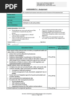 SITXWHS007 Student Assessment Task 2 | PDF | Occupational Safety And Health | Risk