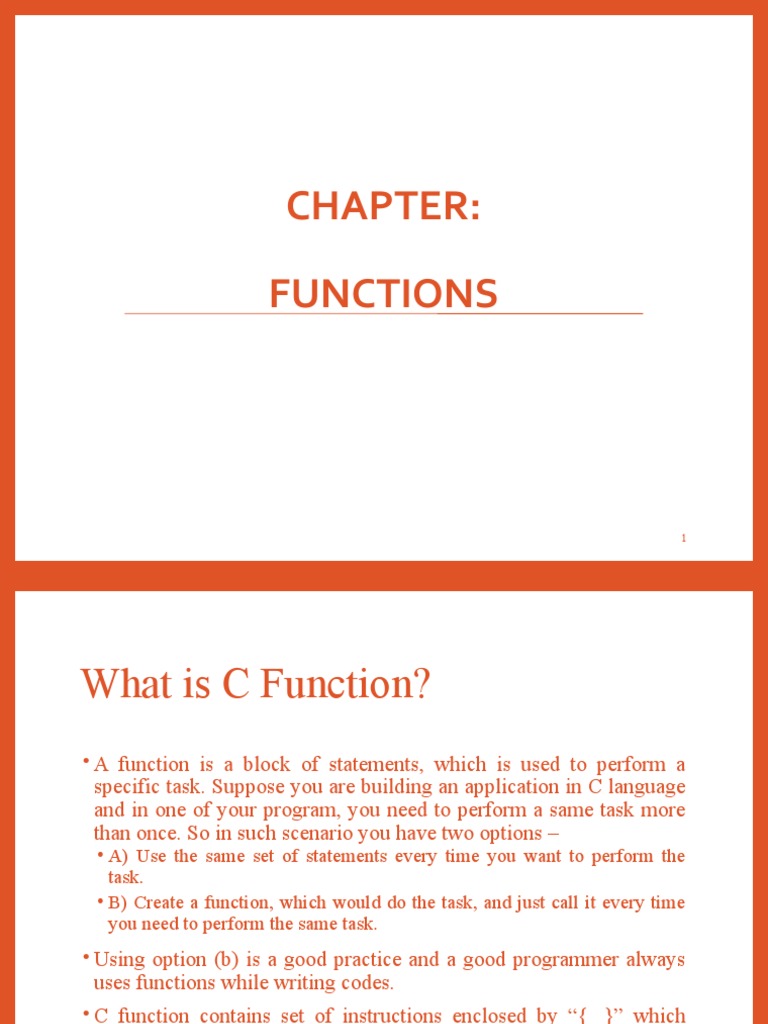 Functions Pdf Parameter Computer Programming Subroutine