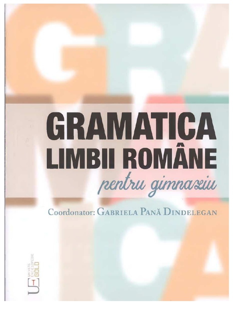Gramática Rumana PDF | PDF