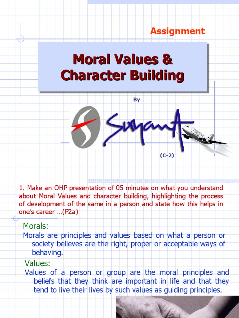 Moral Values and Character Development CF Original | PDF | Value ...