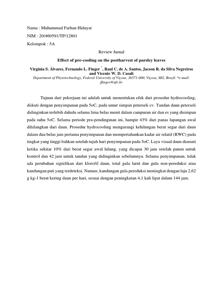 Review Jurnal - 460591 - Muhammad Farhan Hidayat | PDF