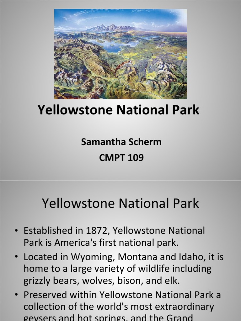Finalyellowstonenationalpark 111207185845 Phpapp01 | PDF | Yellowstone ...