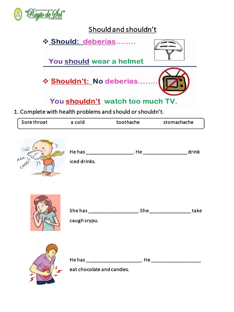 Health Problems: Should & Shouldn't Guide | PDF