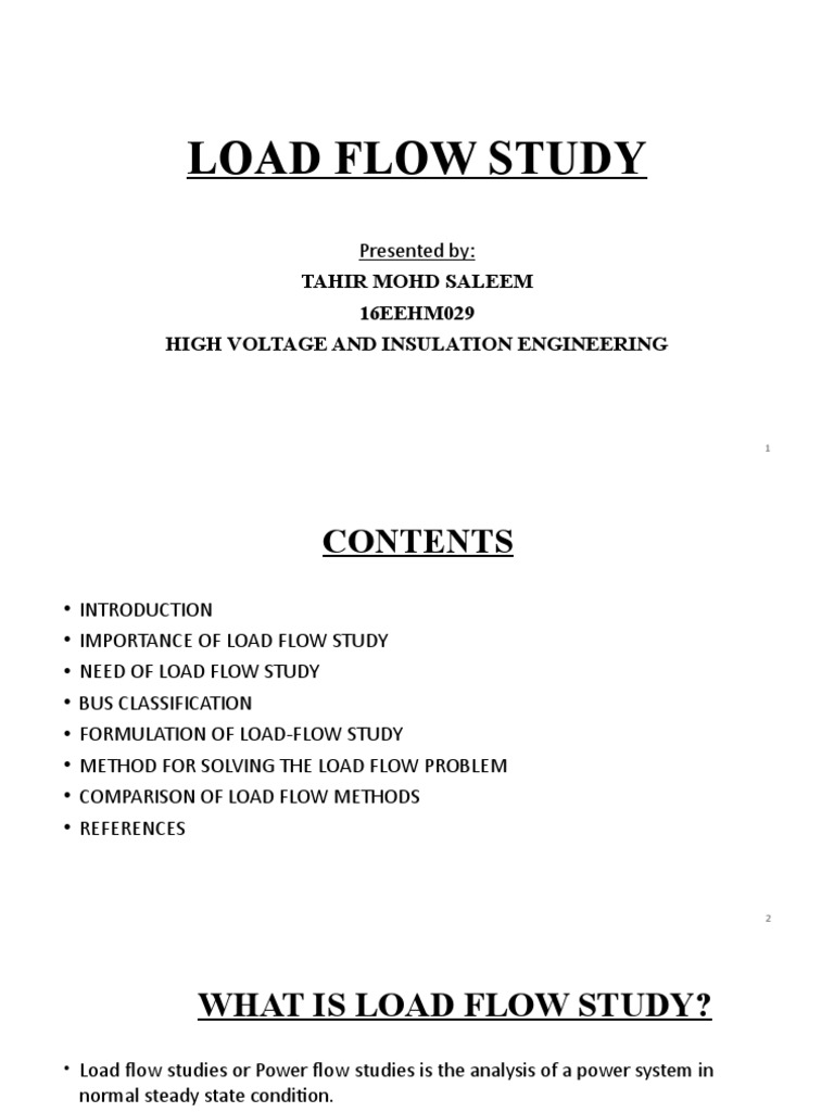 Load Flow | PDF | Electrical Engineering | Applied Mathematics