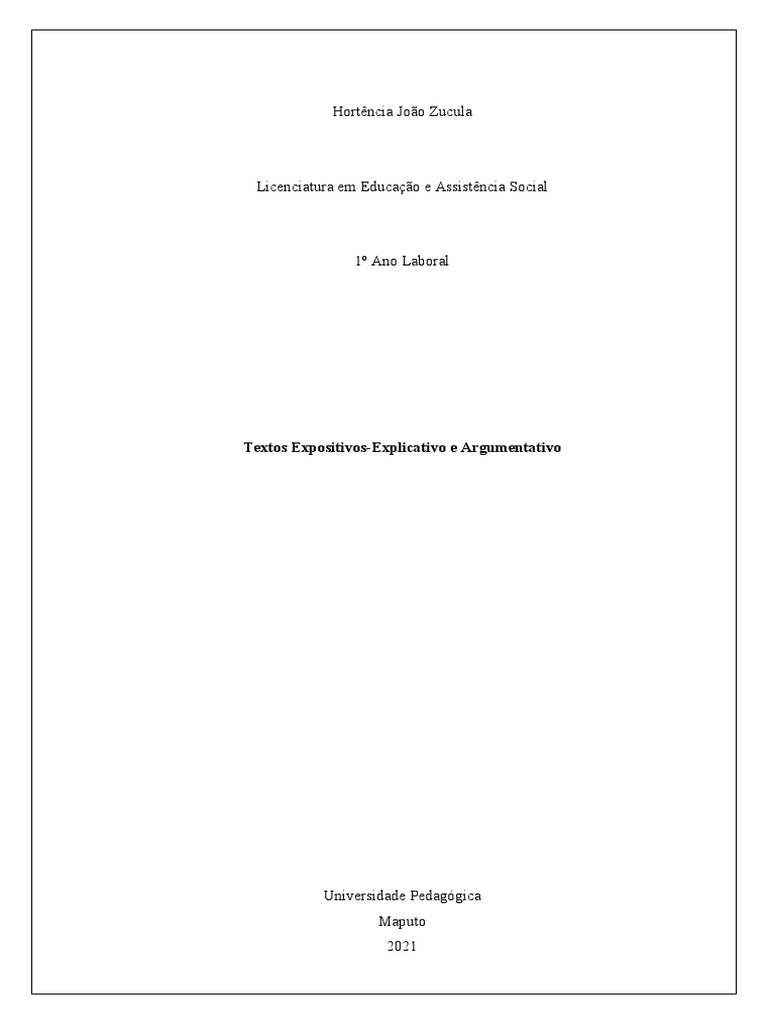 Texto Expositivo Explicativo | PDF