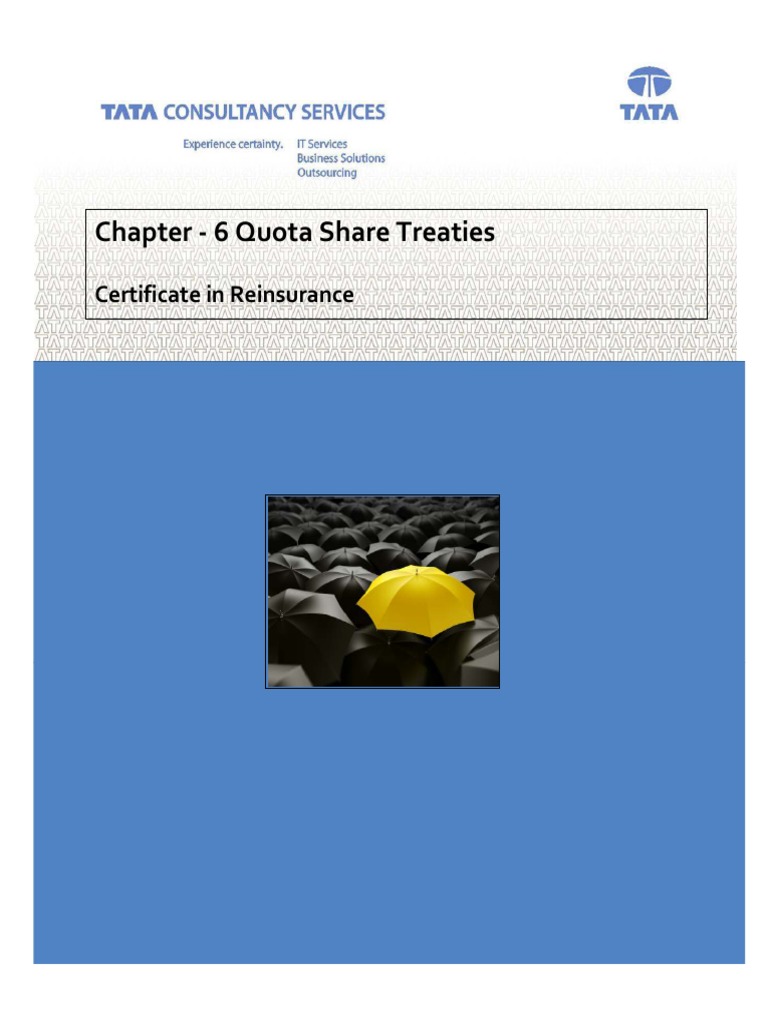 Understanding Quota Share Reinsurance | PDF | Reinsurance | Insurance