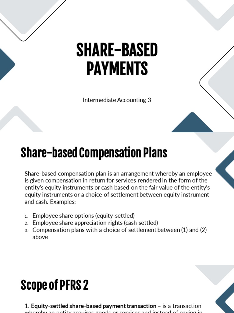 Share Based Payments | Download Free PDF | Option (Finance) | Stocks