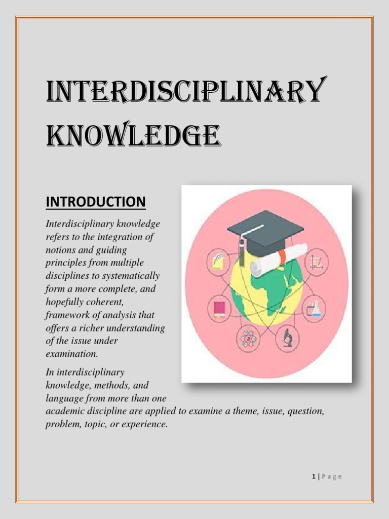 Interdisciplinary Knowledge | PDF