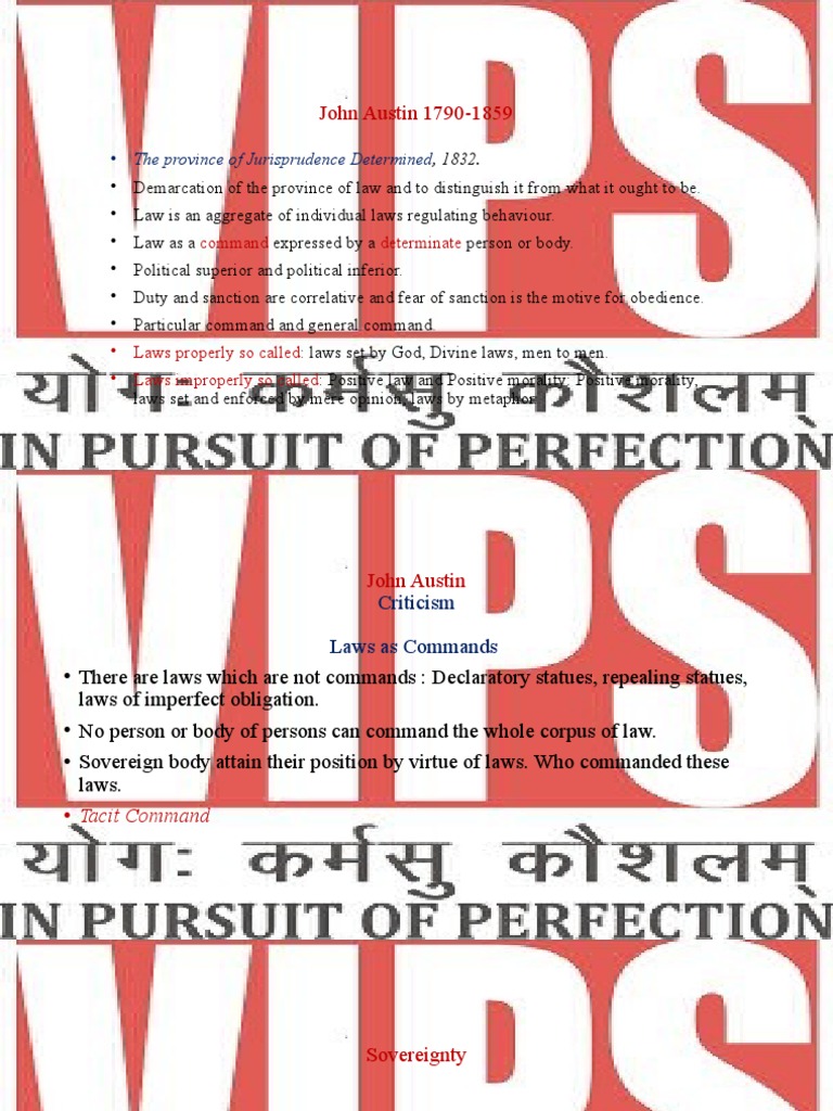 John Austin 1790-1859: - The Province of Jurisprudence Determined | PDF