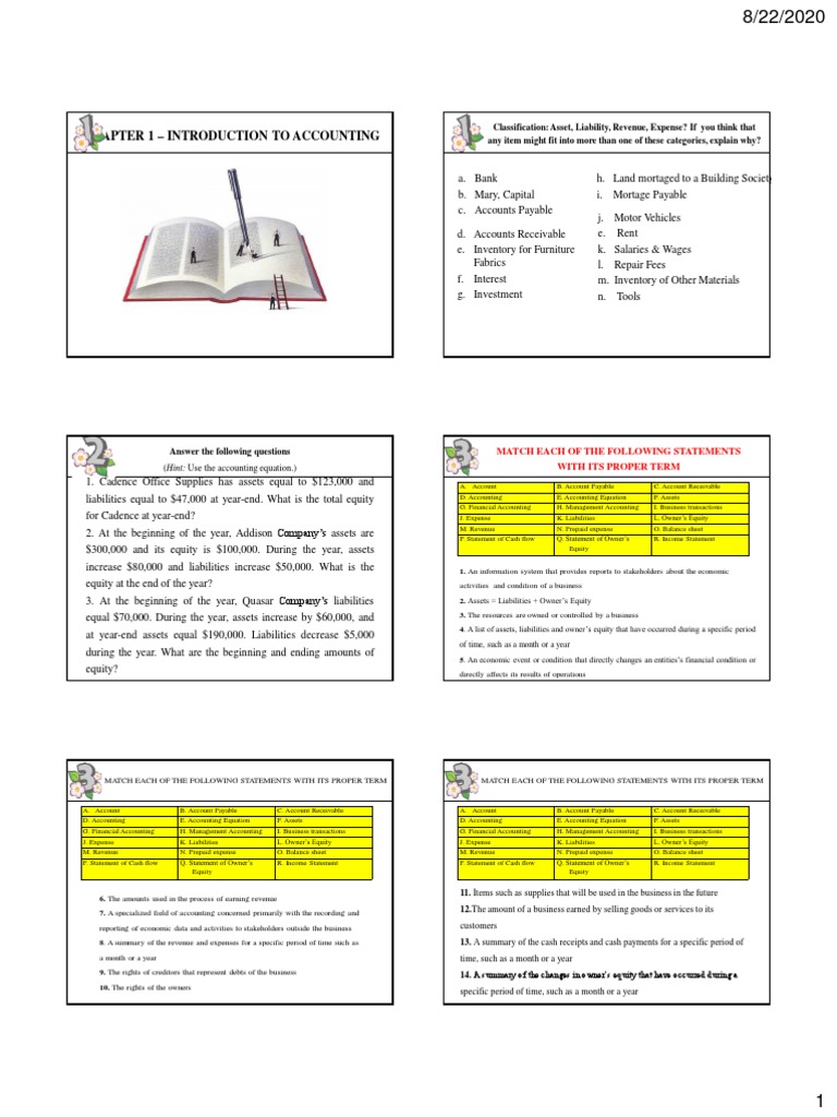Exercises Chapter 1 | PDF