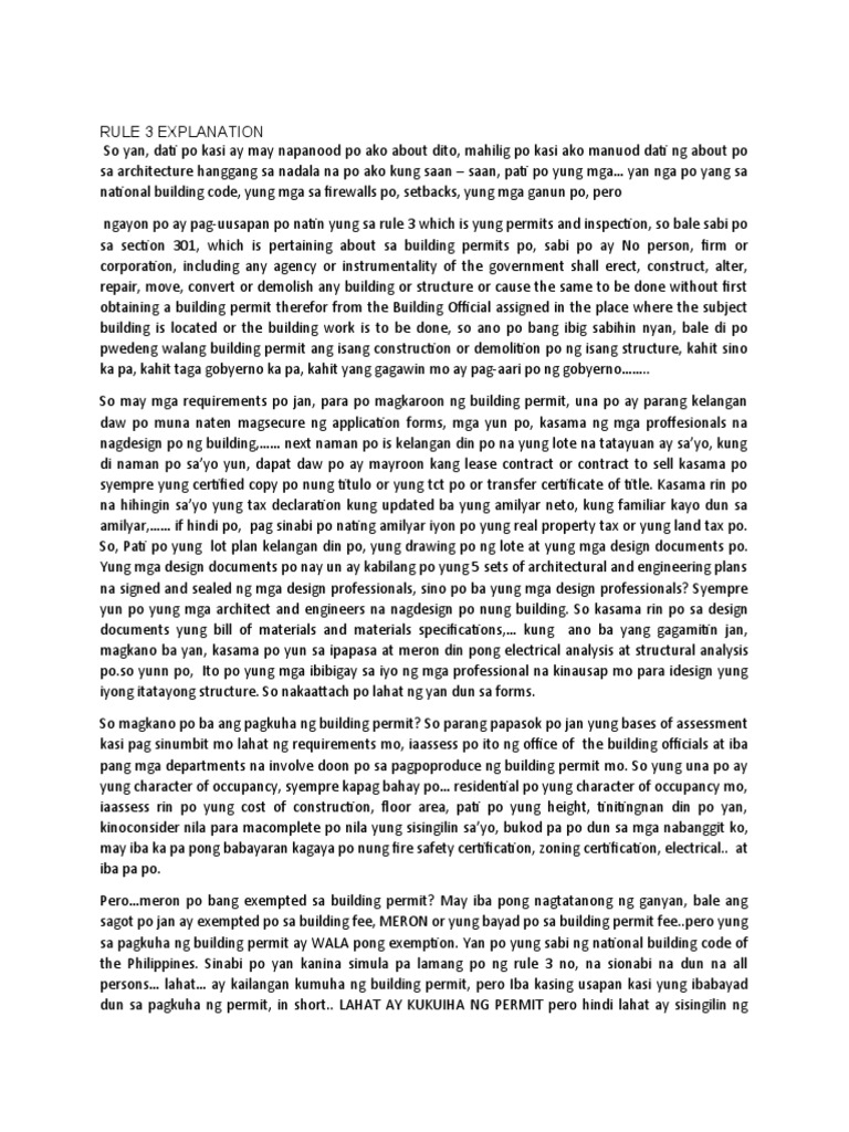 Rule 3 Explanation | PDF