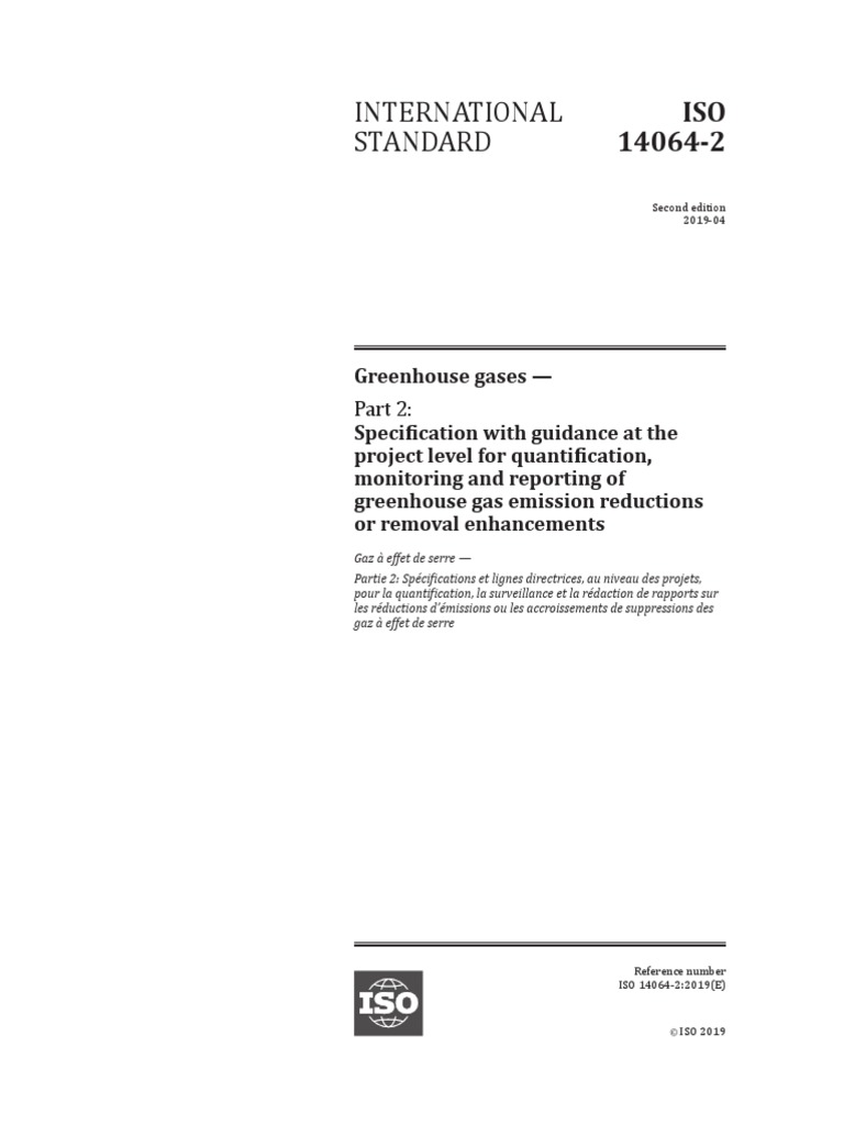 Iso14064 2 | PDF | Science & Mathematics