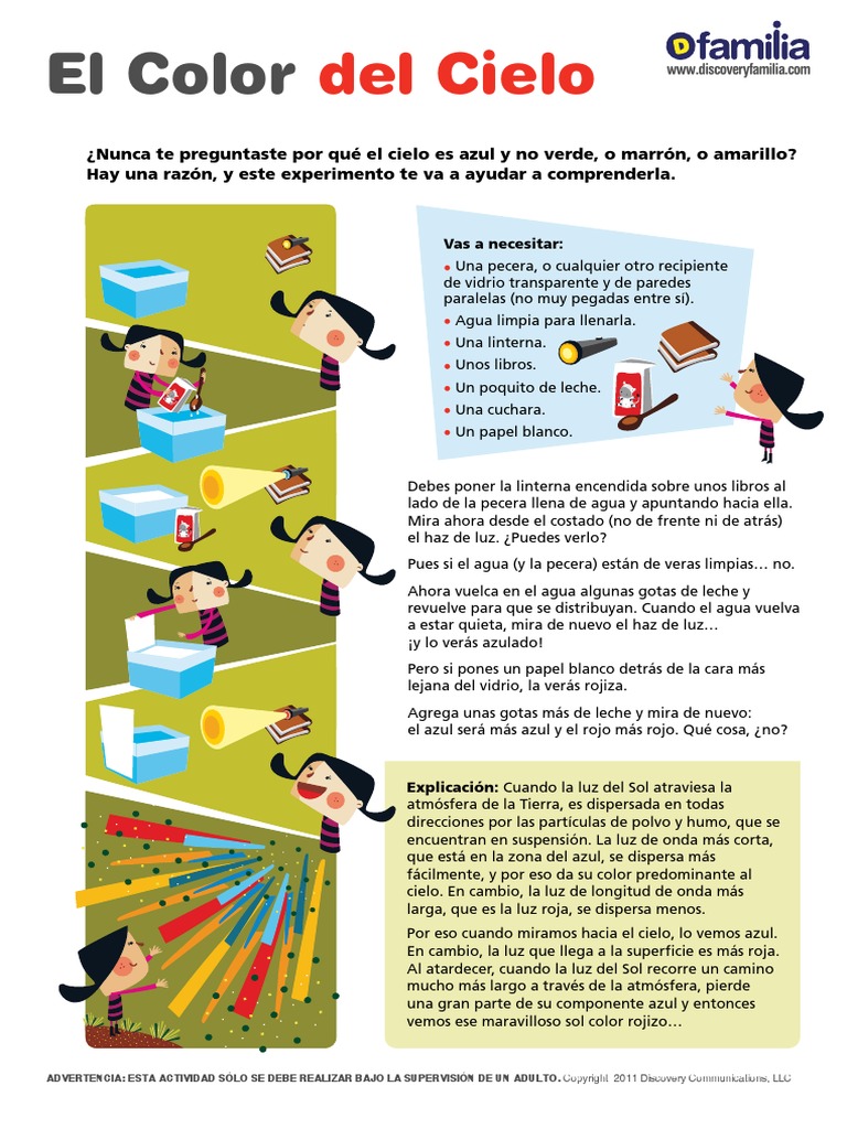 El Color Del Cielo Pdf Ligero Cielo