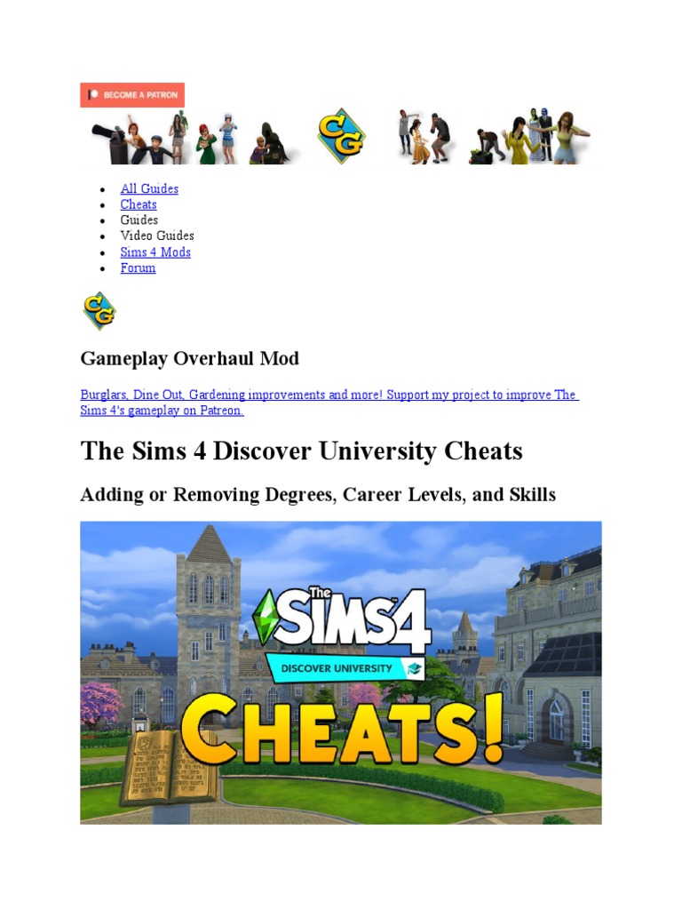 All Guides-Sims 4 | PDF