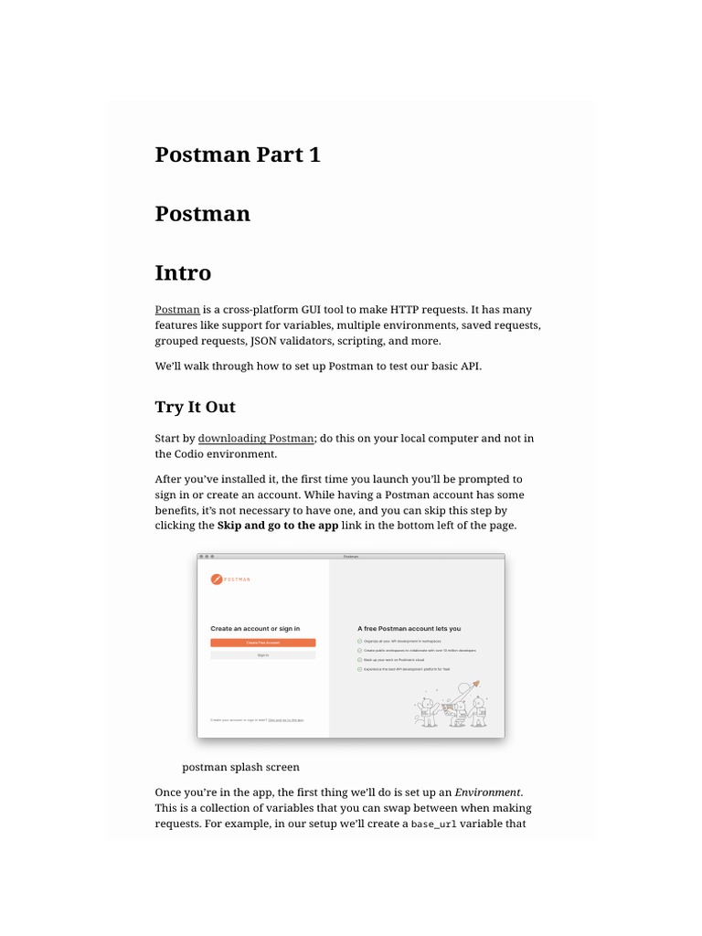 Postman Part 1 Postman Intro Try It Out Pdf Json Internet 4959
