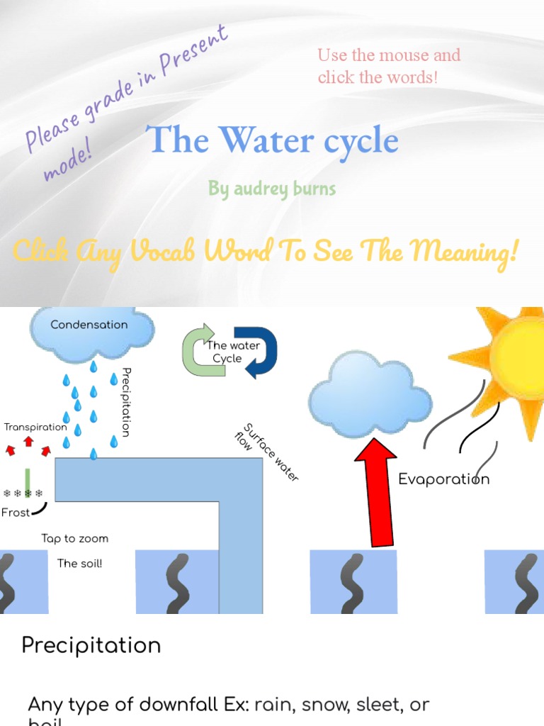 Water Cycle Project Example - Audrey | PDF | Water | Water Cycle