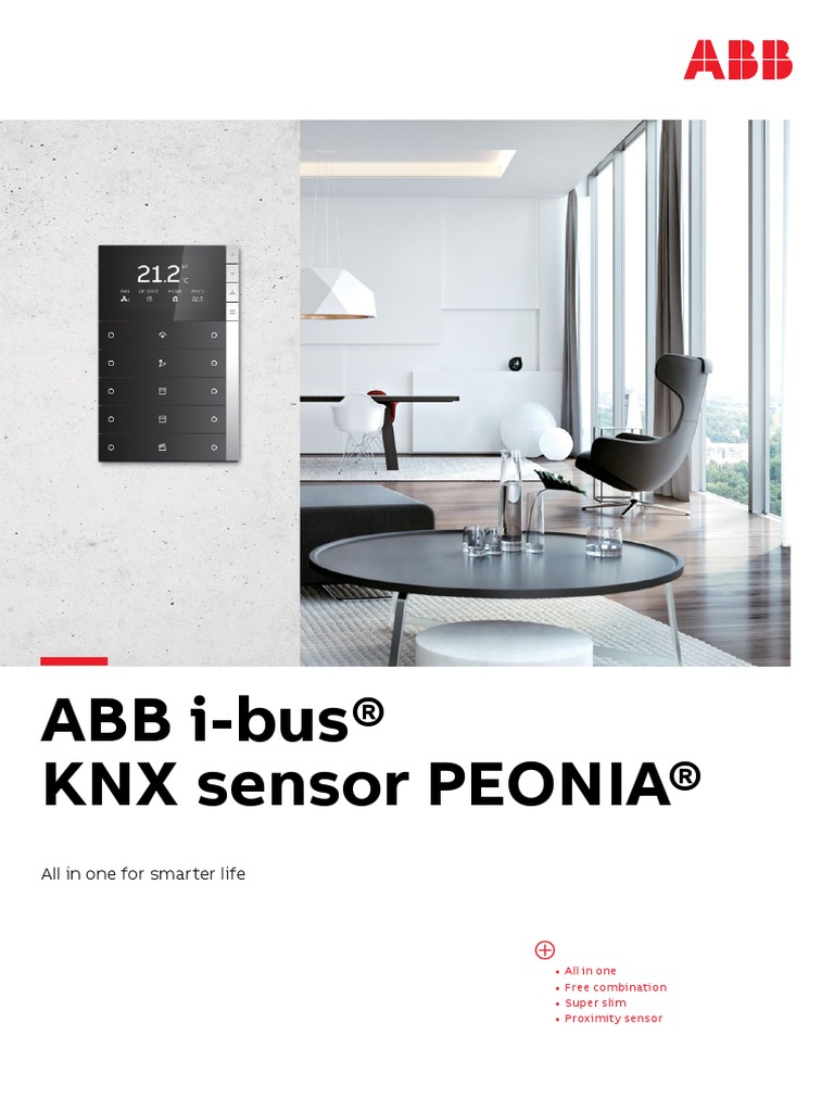 Abb I Bus KNX Sensor Peonia Brochure - en - 9akk107492a6543.pdf - Abb ...