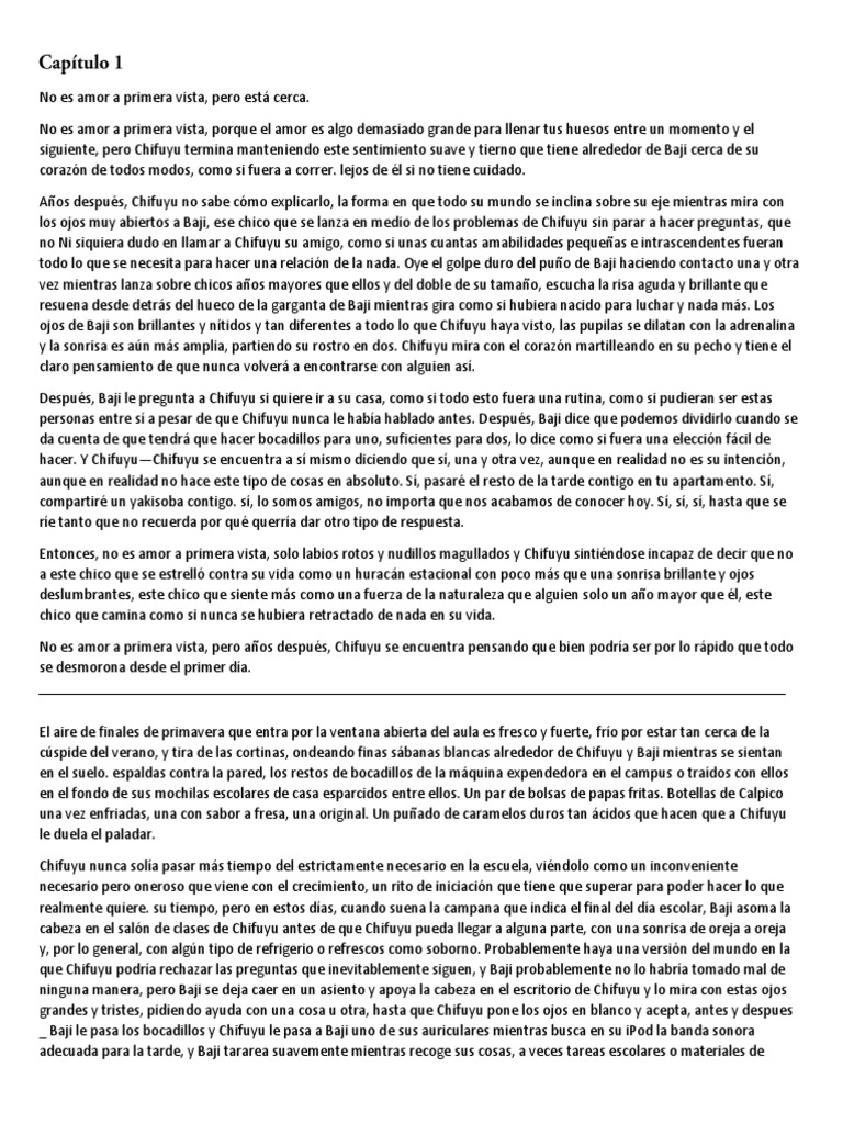 Capítulo 1 | PDF | La risa | Amor