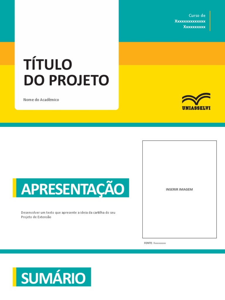 Template Cartilha Pdf