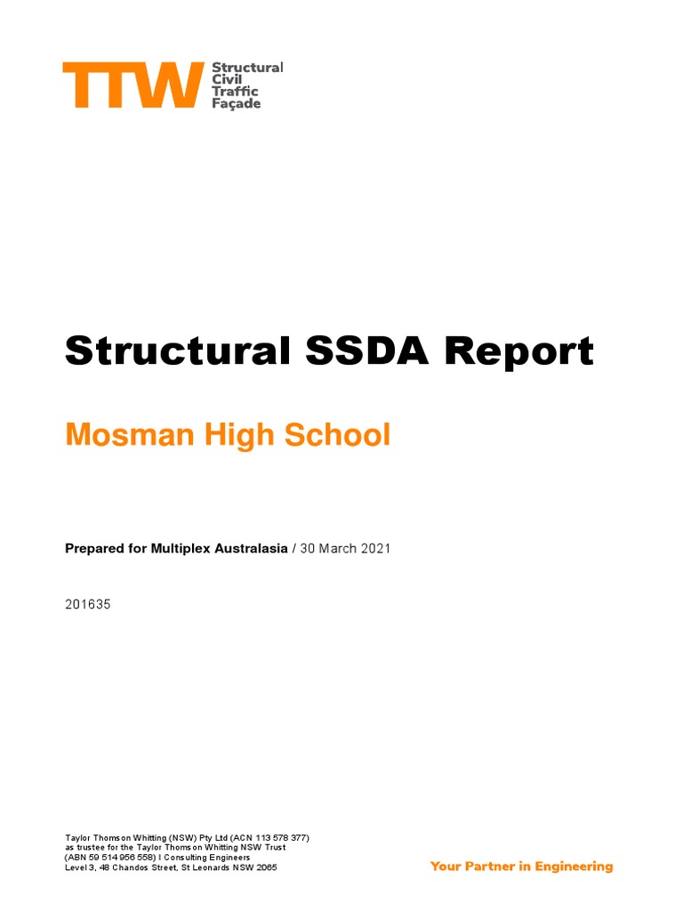 Structural Report | PDF | Foundation (Engineering) | Building