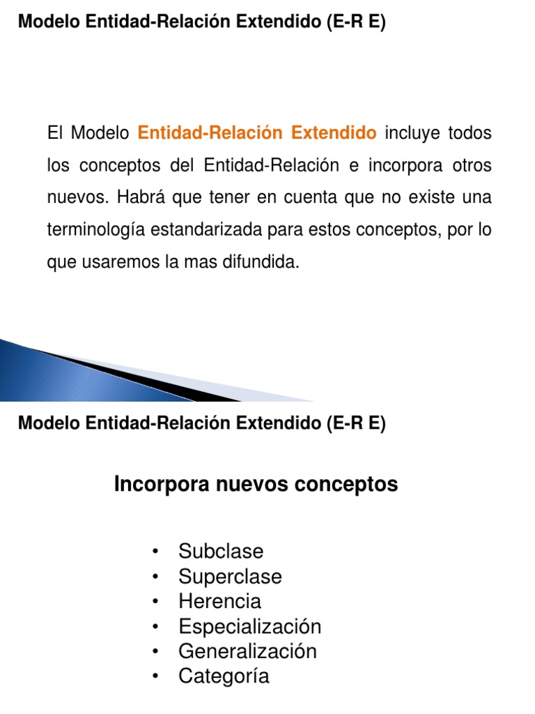 E-R Extendido | PDF | Herencia (Programación Orientada a Objetos)