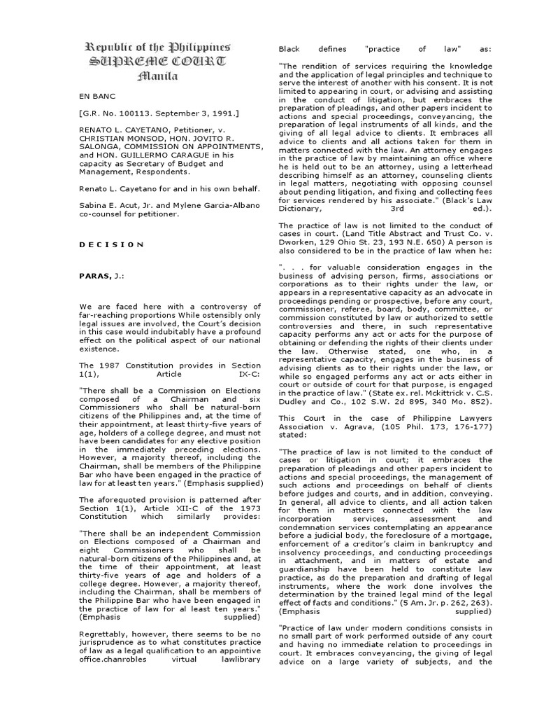 Pale Full Cases | PDF | Lawyer | Practice Of Law