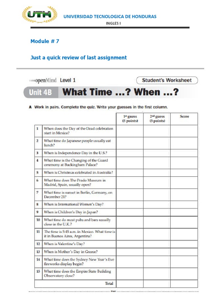 Module 7: Daily Routines in English | PDF | Language Arts & Discipline