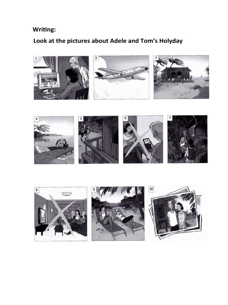 Past Simple Writing Activity | PDF