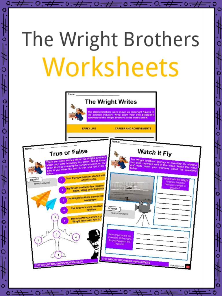 Wright Brothers Worksheets Wright Brothers Interview Worksheet