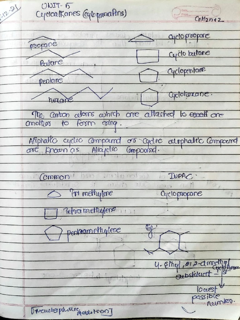 Poc Ii Unit 5 | PDF | Hydrocarbons | Chemistry