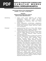 Contoh SK TPK Desa 2025 Terbaru (Doc - Word Dan PDF | PDF