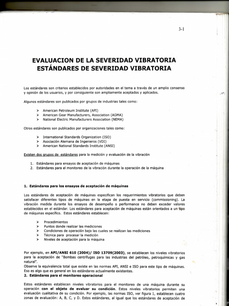 Severidad Vibratoria y Sus Estandares-1 | PDF