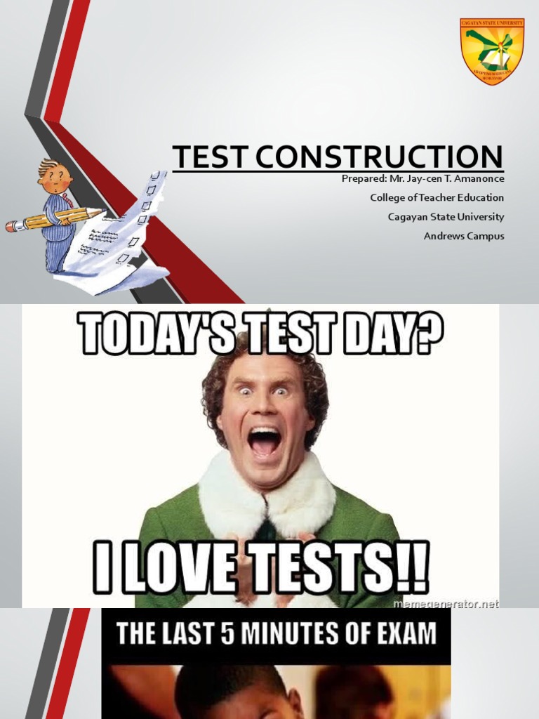 Test Construction Guide for Educators | PDF | Test (Assessment ...