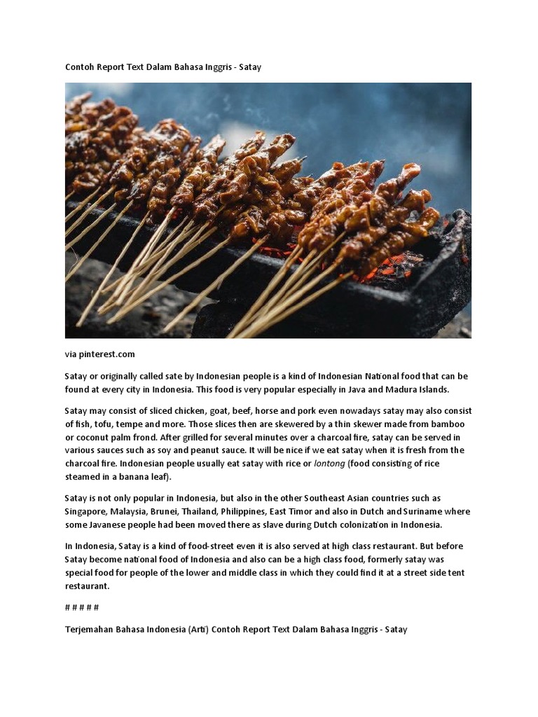 Contoh Report Text Dalam Bahasa Inggris | PDF