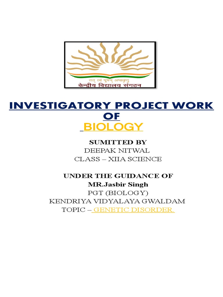 Bio Front Page | PDF