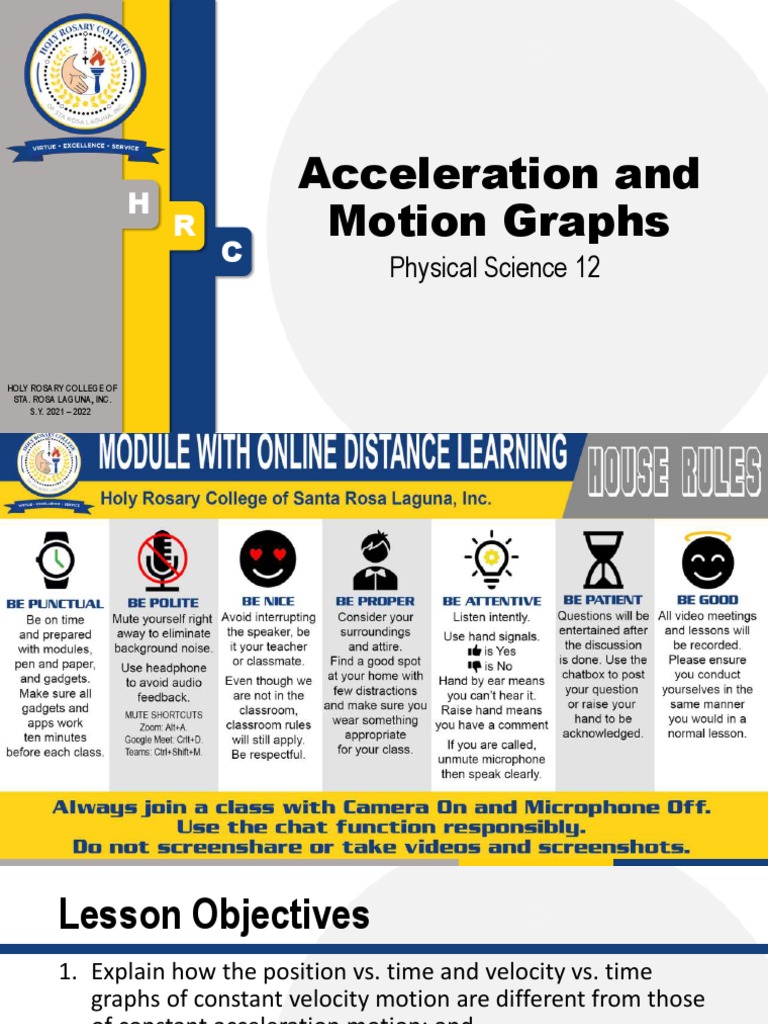 4TH Q. Physical Science - Acceleration | PDF