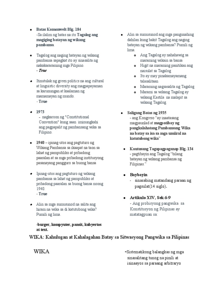 Batas Komonwelt BLG | PDF