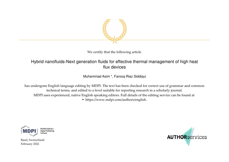 English Editing Certificate 39697 | PDF