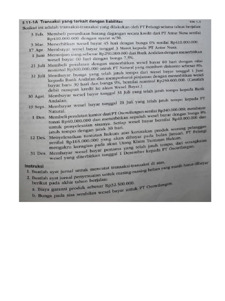 Liabilitas Lancar Dan Penggajian PERT 9-10 | PDF