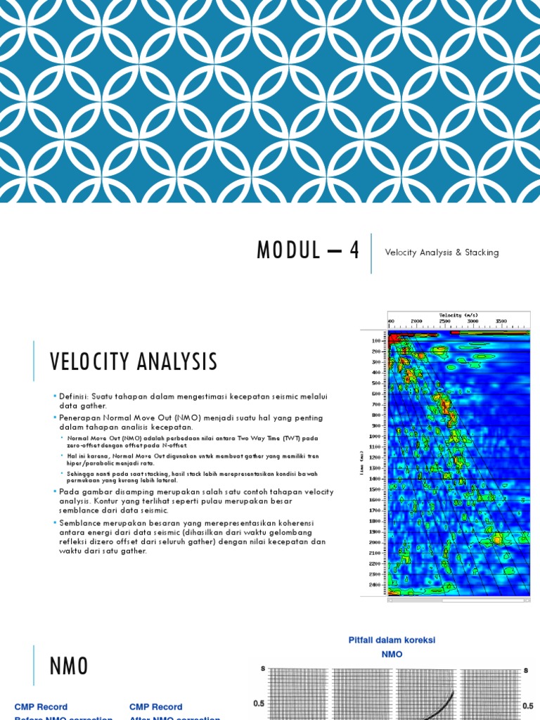 Modul 4 - Velocity Analysis & Stacking | PDF