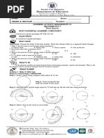 Solid Mensuration Practice Problems | PDF | Perpendicular | Area