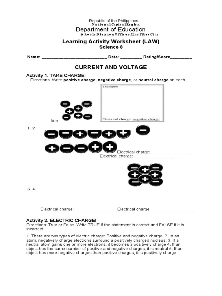 Understanding Electric Charge and Current | PDF | Electrical Resistance ...