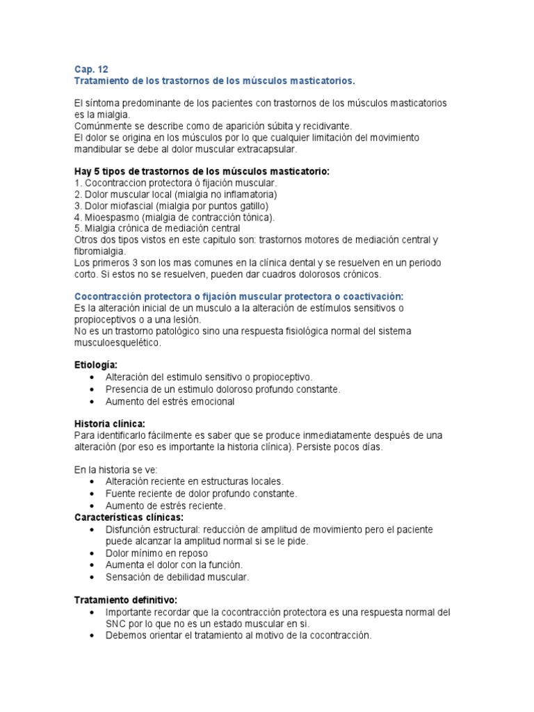 Resumen Cap 12 Atm | PDF | Fibromialgia | Dolor