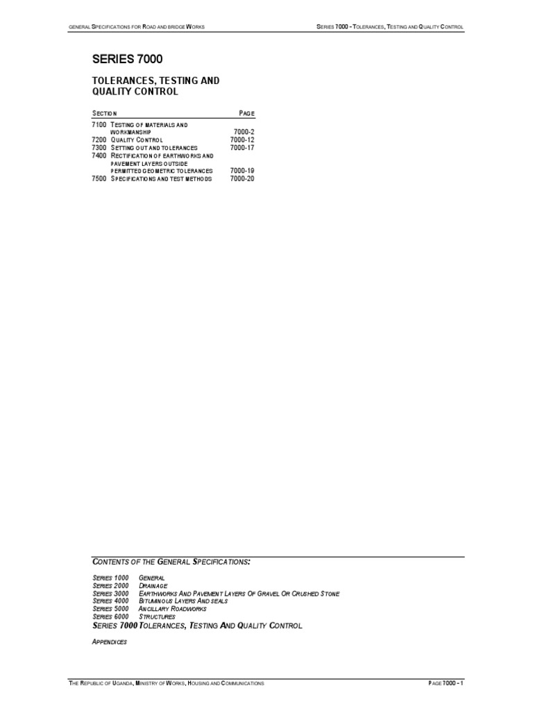 New Series 7000 | PDF | Concrete | Specification (Technical Standard)