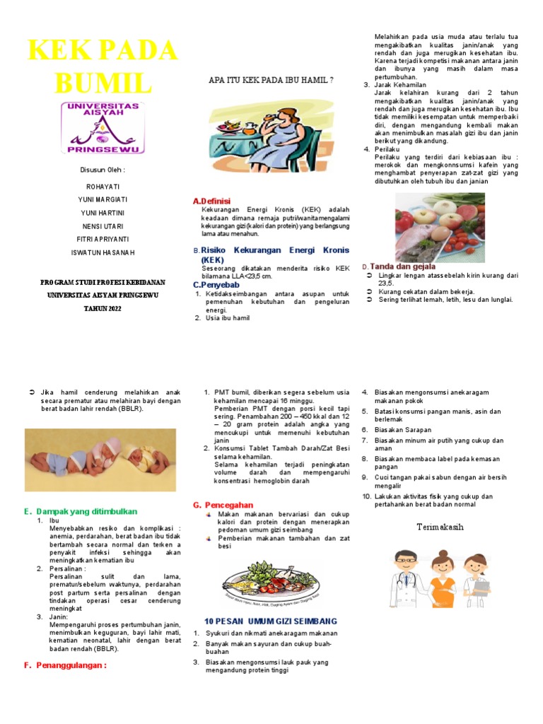 Leaflet Kek | PDF