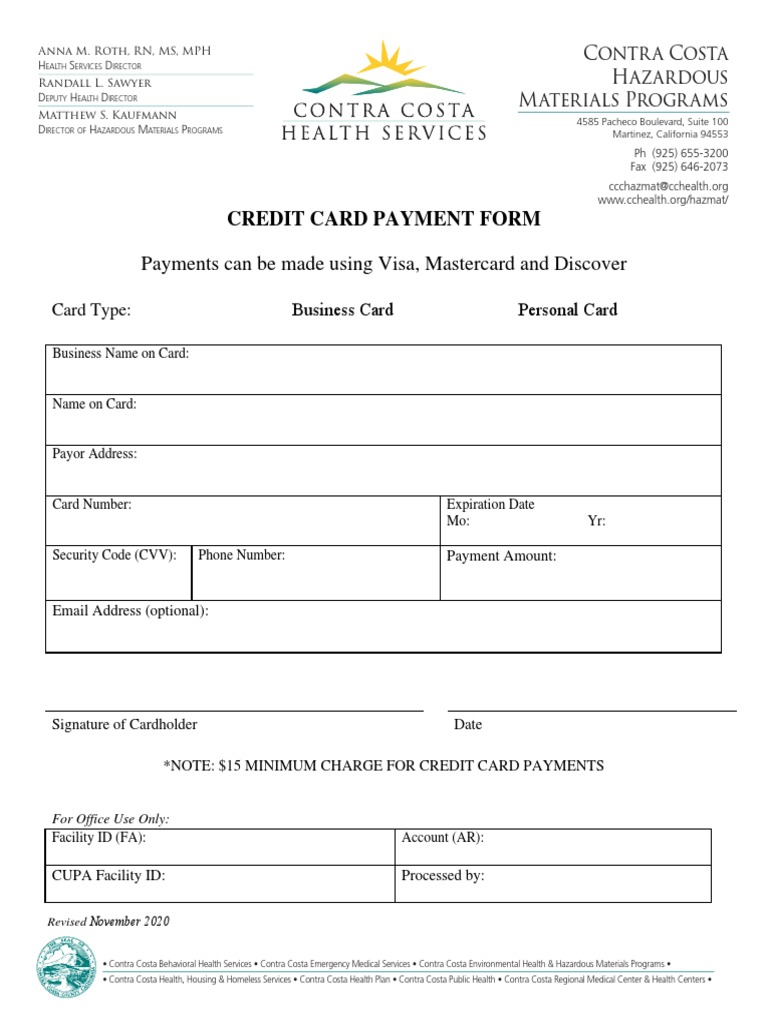 Credit Card Payment Form Template | PDF | Credit Card | Retail ...
