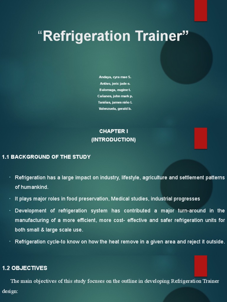 Refrigeration Trainer | PDF | Refrigerator | Heat Exchanger