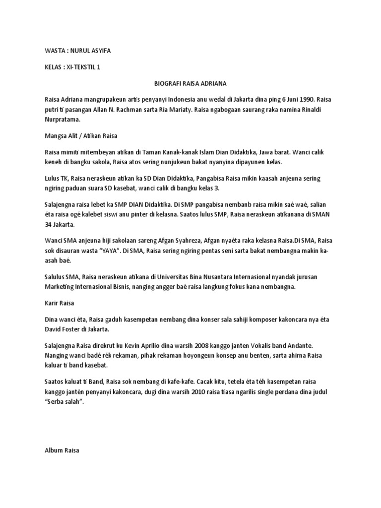 Biografi Sunda | PDF