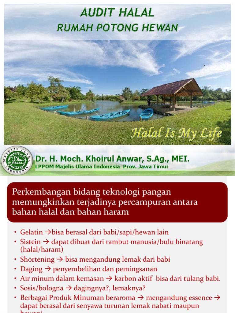 Audit Halal RPH - Disnak 2022 | PDF | Kesehatan Holistik