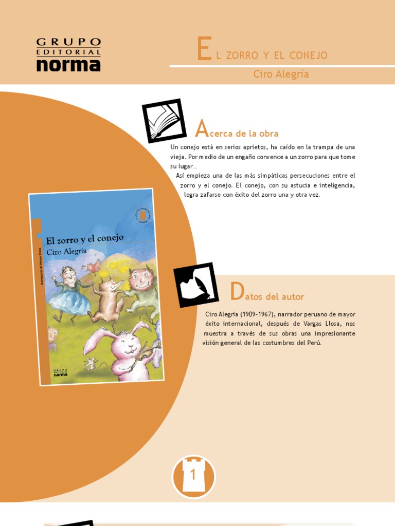 Cuento "El Zorro y el Conejo" | PDF | Cuentos